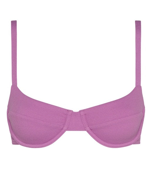 Matteau Orchid Balconette Top | Supportive Underwired Swimwear Top